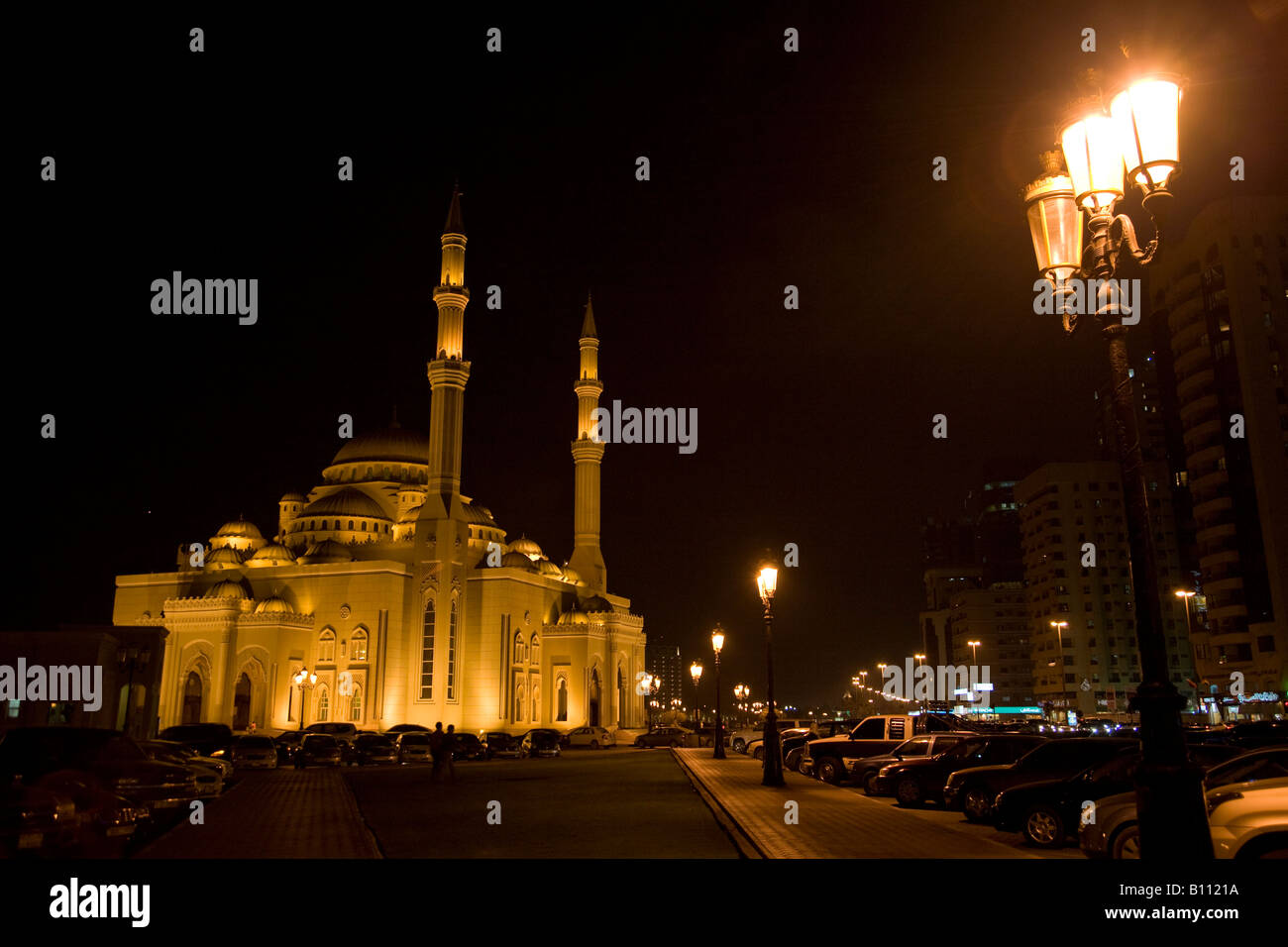 Mosque in Sharjah by the corniche United Arab Emirates UAE Religious ...