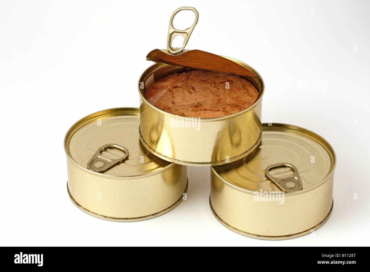Three tins of tuna hi-res stock photography and images - Alamy