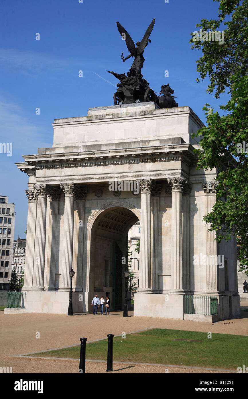 UK Britain England London Wellington Arch Stock Photo - Alamy