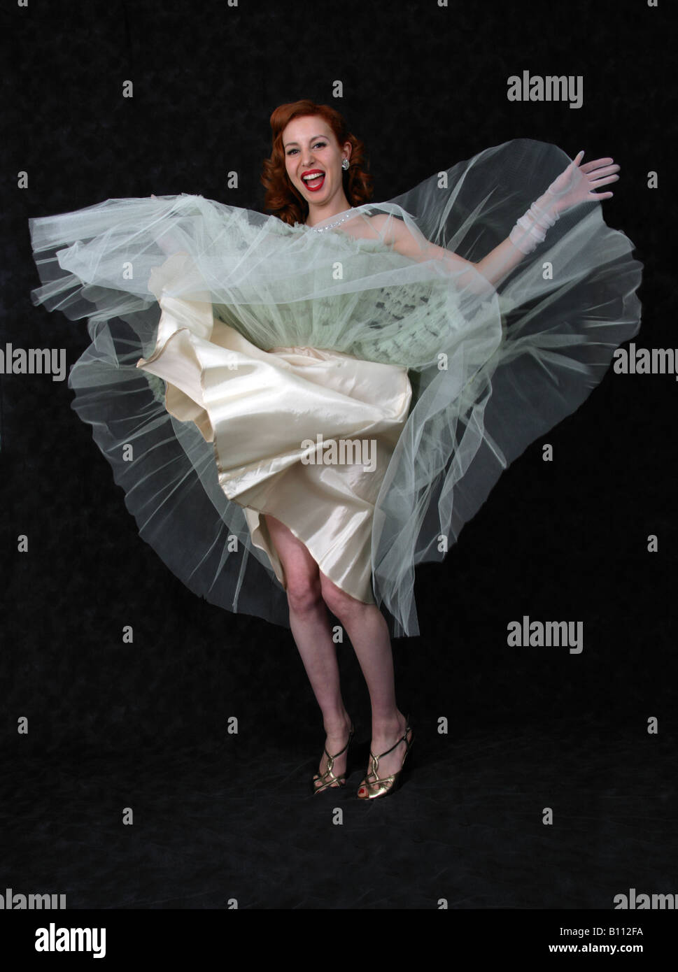 Portrait of Former Actress, Stage Entertainer, Dancer and Burlesque ...