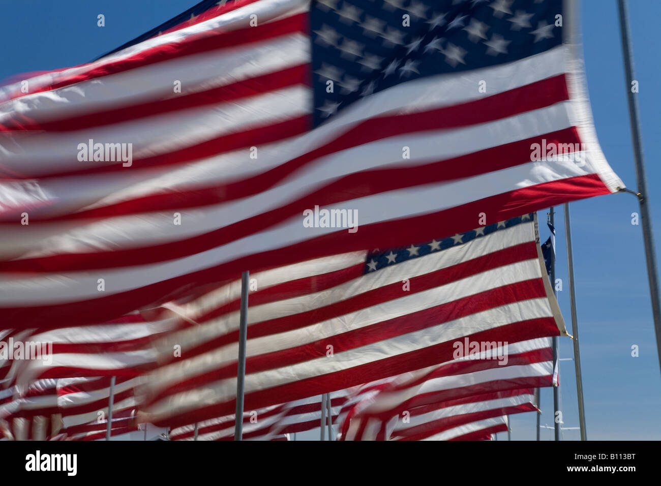 Photograph of several flags Stock Photo - Alamy