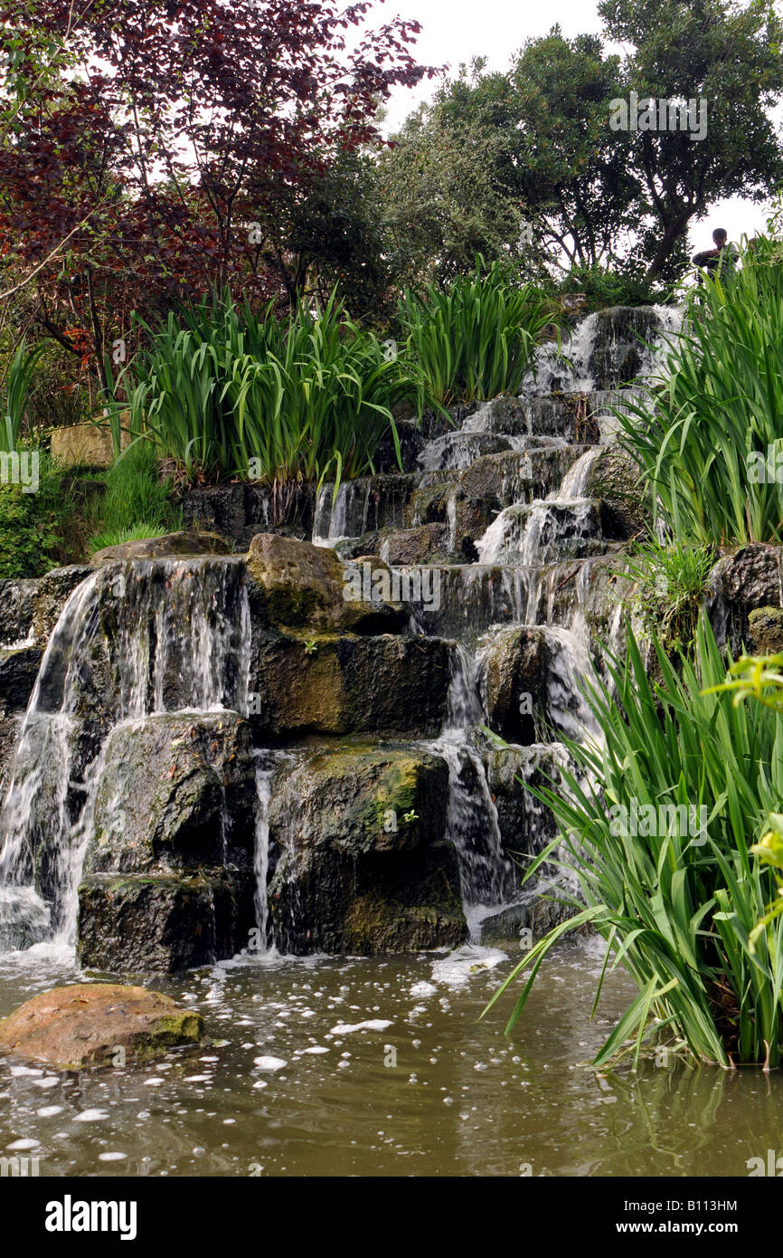 Waterfall in Regents Park, London, England Stock Photo - Alamy