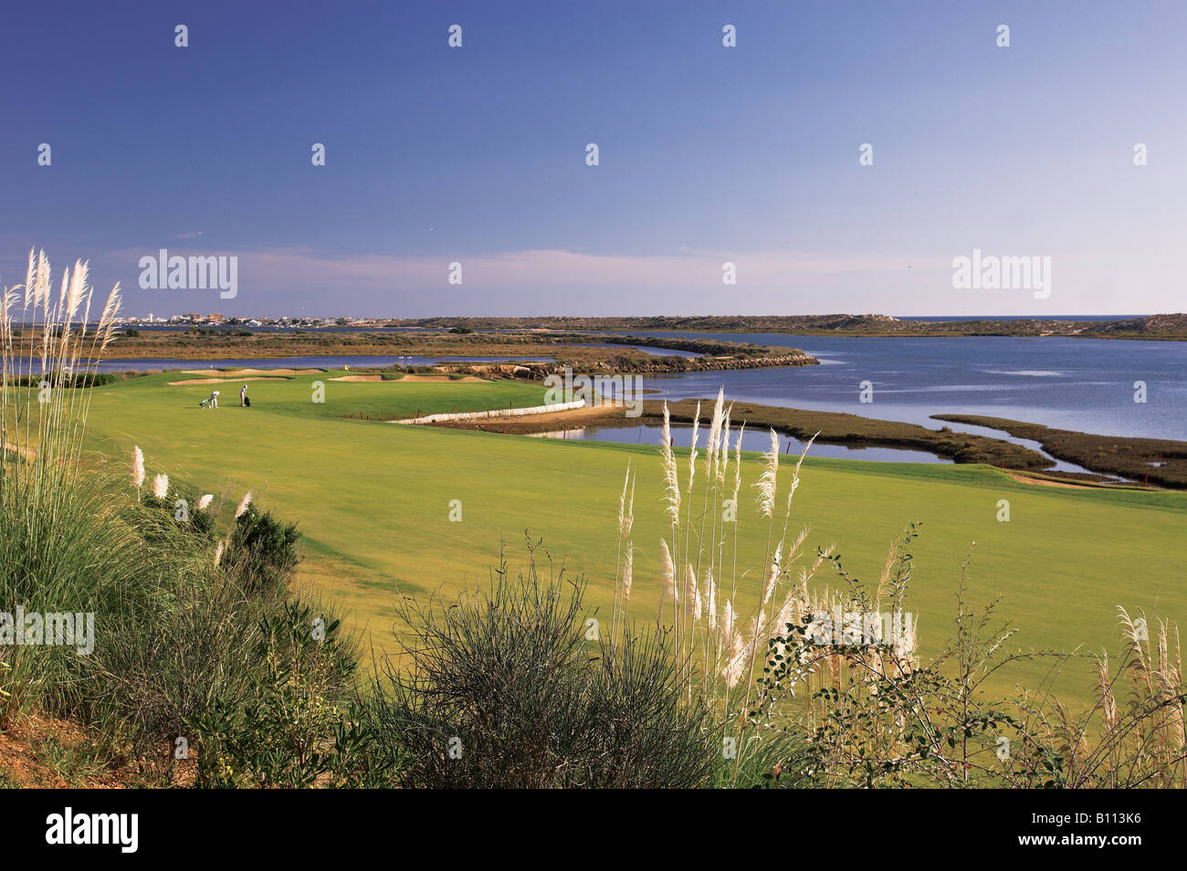 S. Lourenco golf course 7th hole Algarve South Portugal. S. Lorenzo top ...