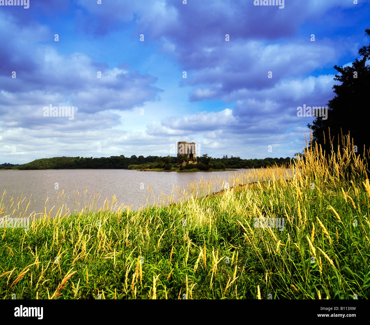 Clough Oughter Castle, County Cavan, Ireland Stock Photo - Alamy