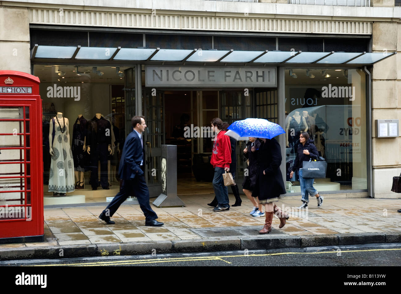 Nichole Farhi. Shop in Bond Street London W1 Stock Photo - Alamy