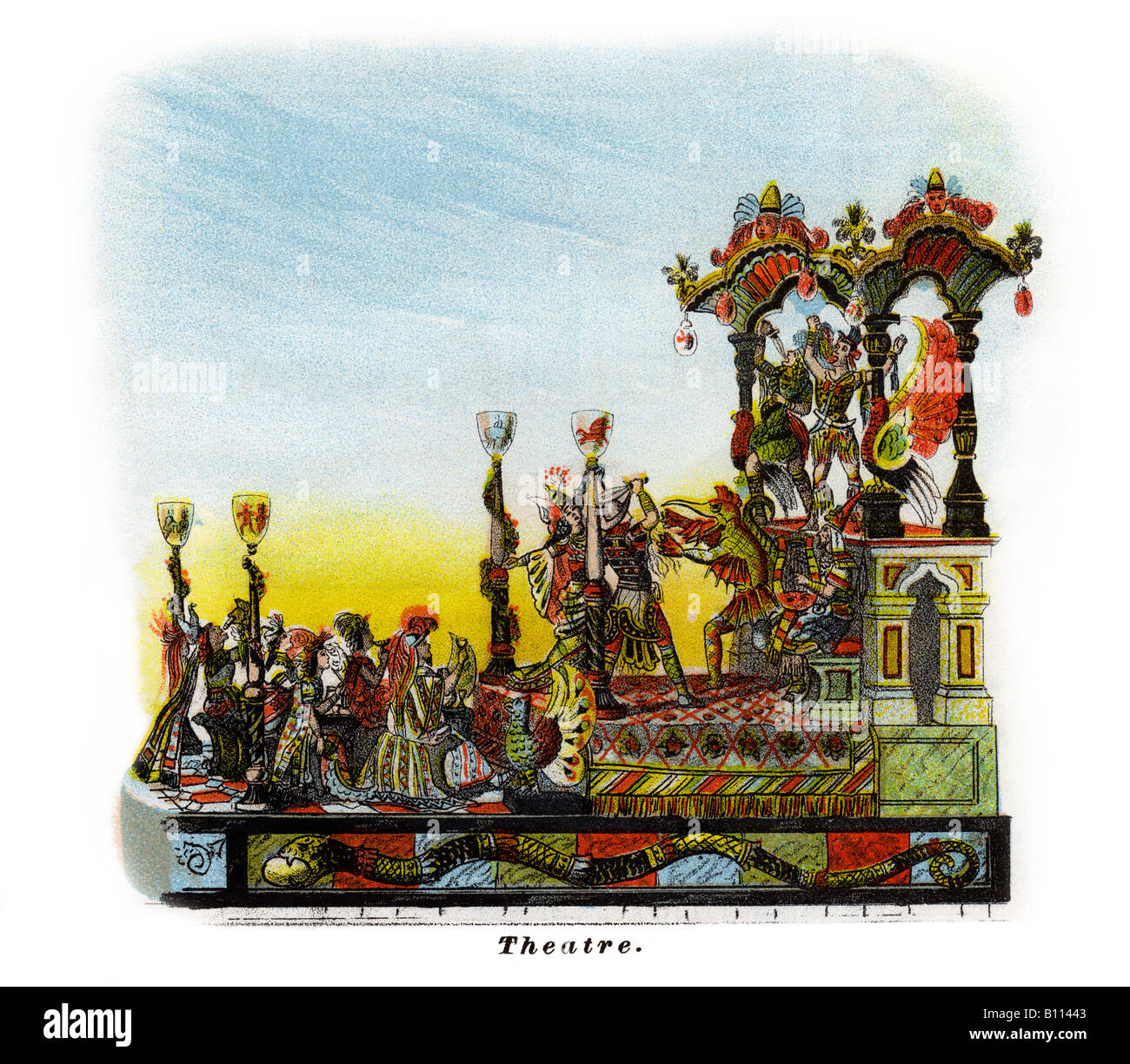 Theatre - Mardi Gras Parade Float Design Stock Photo - Alamy
