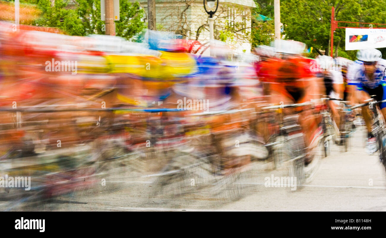 Annual Downer Street Bike Race held in Milwaukee,WI, USA Stock Photo ...