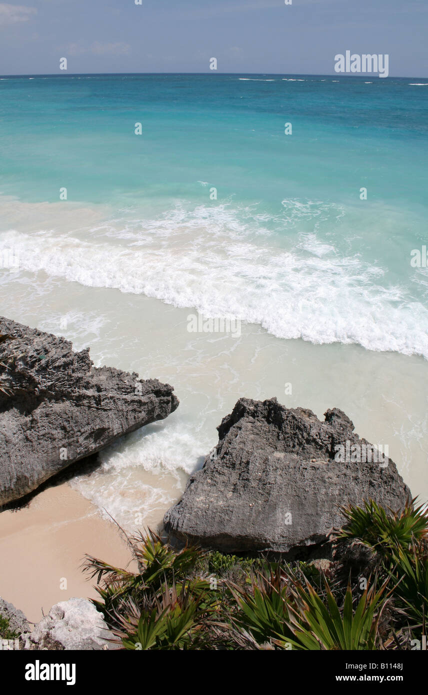 Tropical Turquoise Beach Stock Photo - Alamy