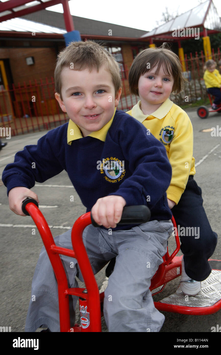 Children Junior School South Wales Stock Photo - Alamy