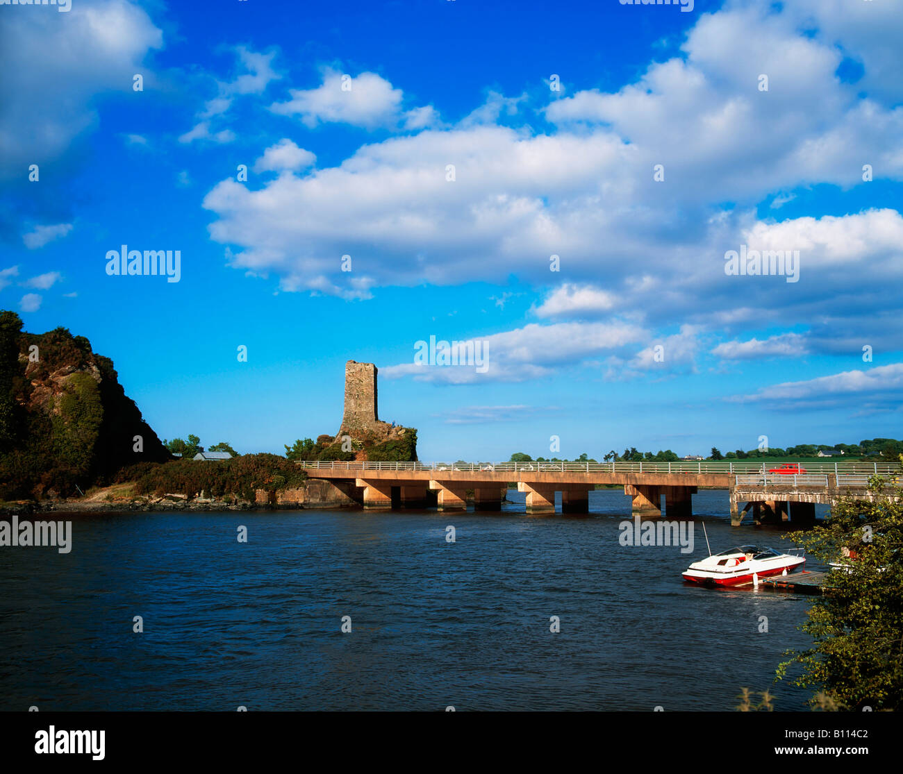 Co Wexford, 15th Century tower & road bridge, Ferrycarrig, Ireland ...
