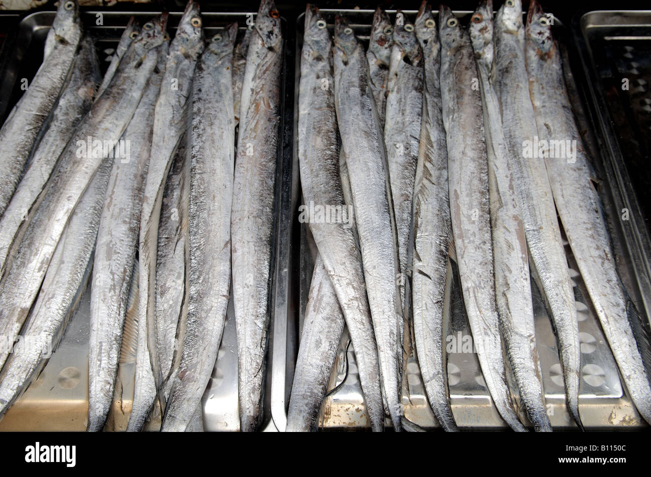 salted fish on sale on a local market in Nanjing China Stock Photo - Alamy