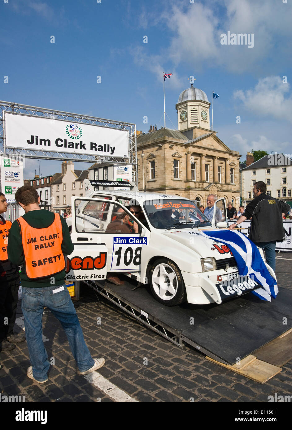 Kelso Scotland the Jim Clark Rally 2008 a May Bank Holiday event ...