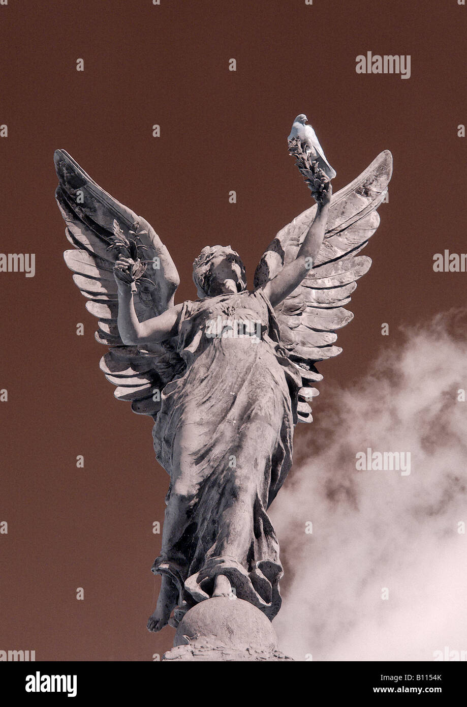 Angel of Peace Stock Photo - Alamy