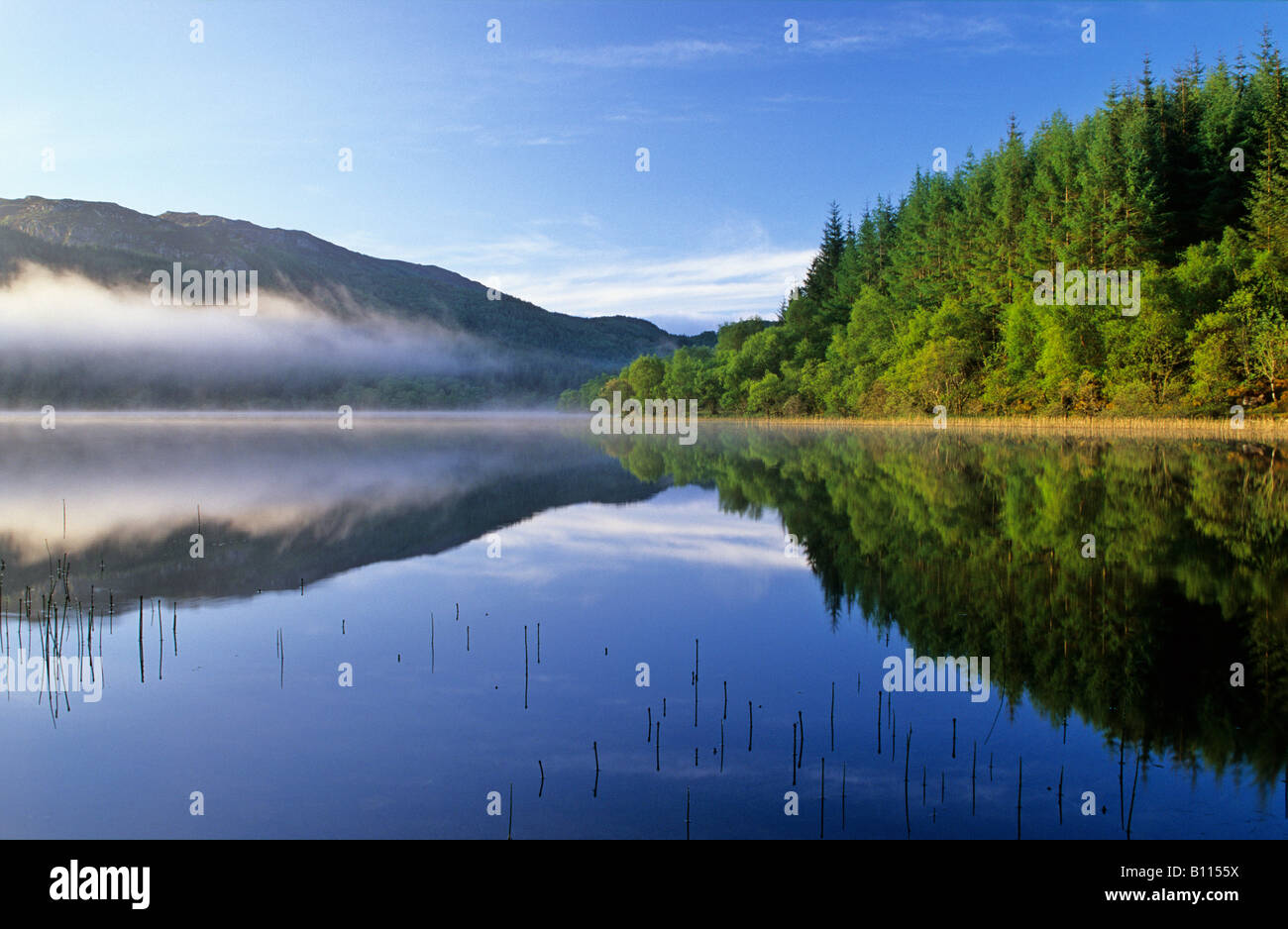 Loch Achaid na-h Inich, Kyle of Lochalsh, Highland Region, Scotland, UK ...