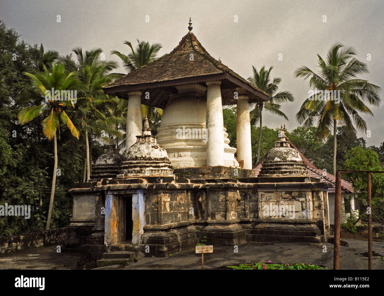 Buddhist Temple, near Kandy, Sri Lanka Stock Photo - Alamy