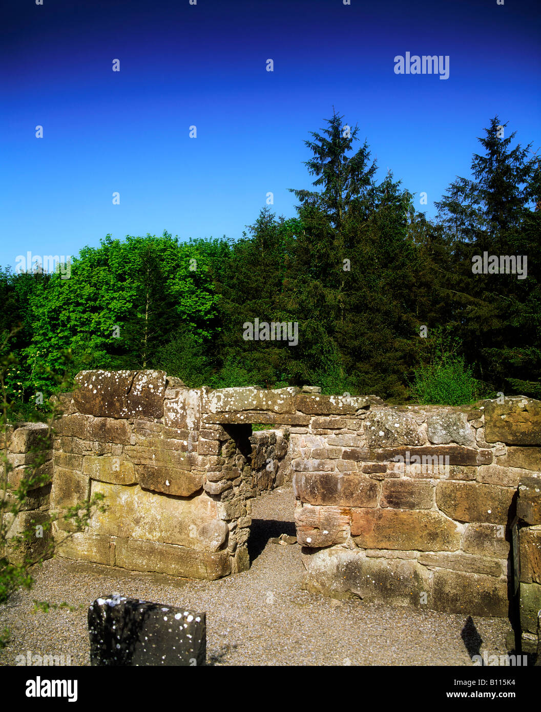 Co Longford, Ardagh, remains of the original St. Mel's Cathedral ...