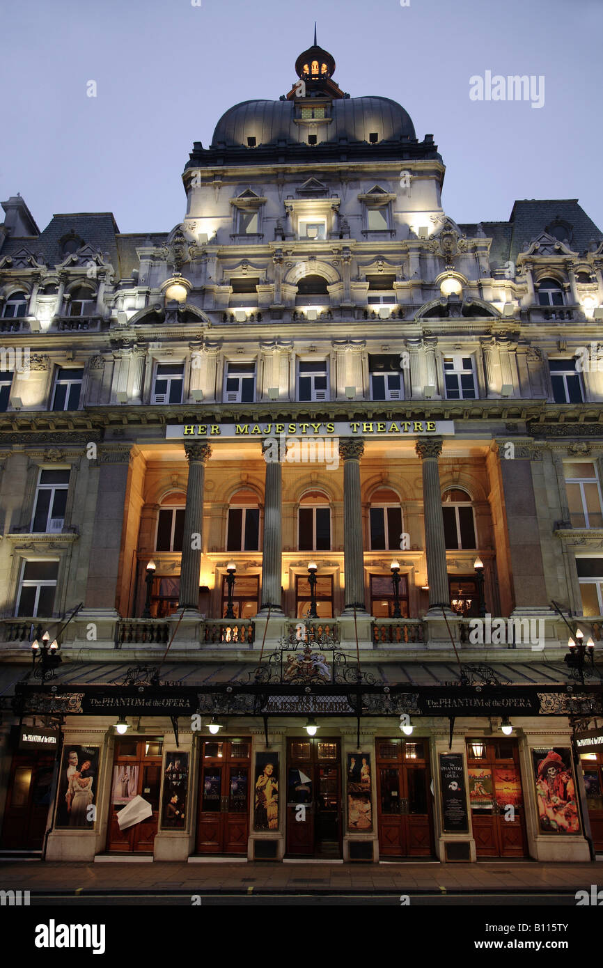 UK Britain England London Her Majesty s Theatre Stock Photo - Alamy