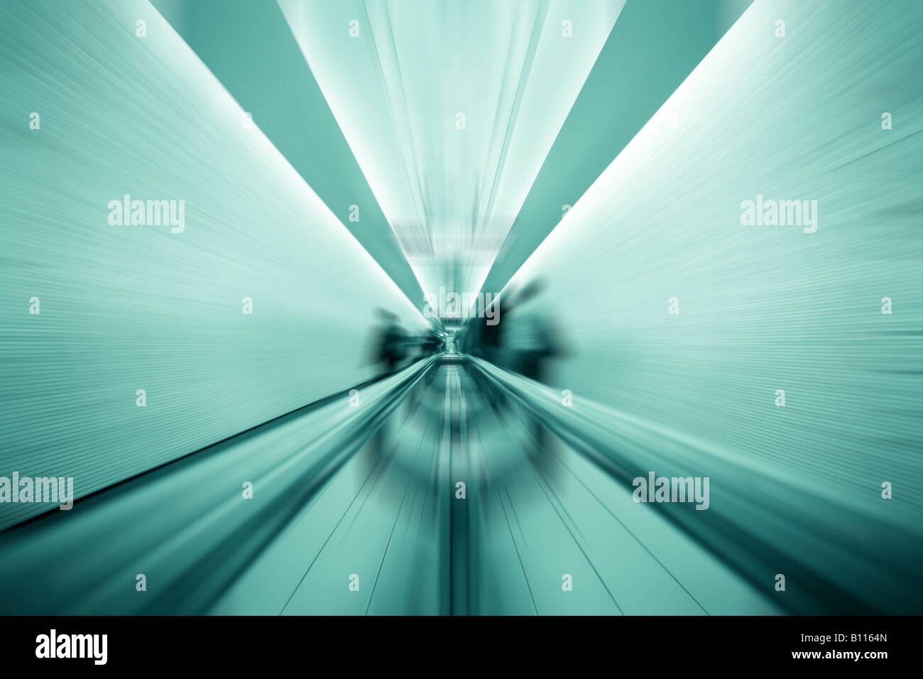 London underground in high blue toned Stock Photo - Alamy