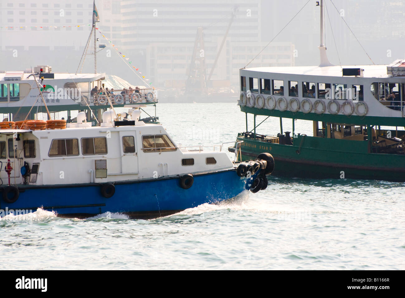 asia china hong kong star ferry harbour 2007 Stock Photo - Alamy