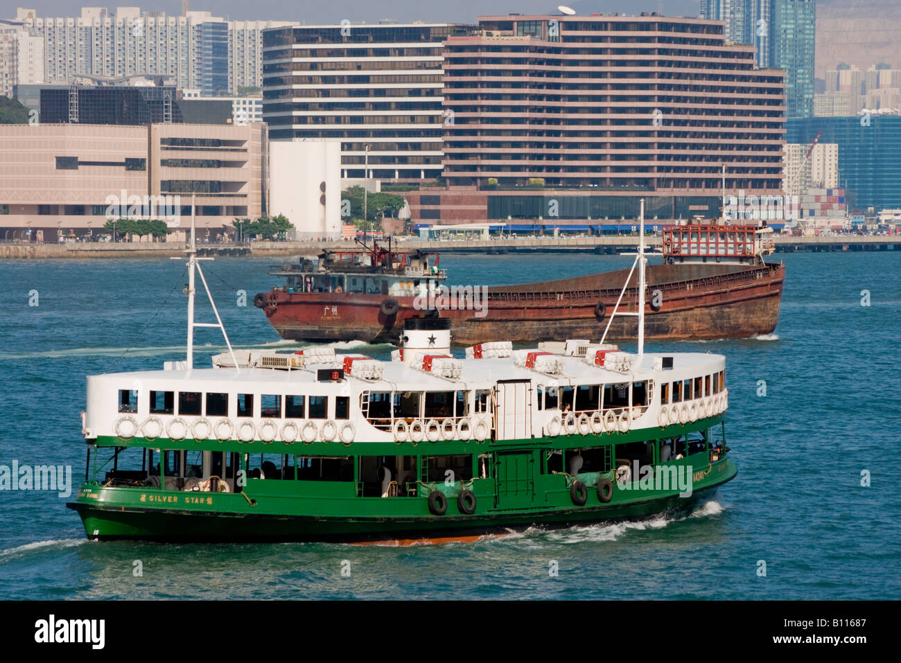 asia china hong kong star ferry harbour 2007 Stock Photo - Alamy