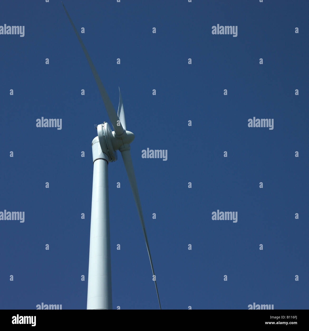 Wind turbine big rotating blades hi-res stock photography and images ...