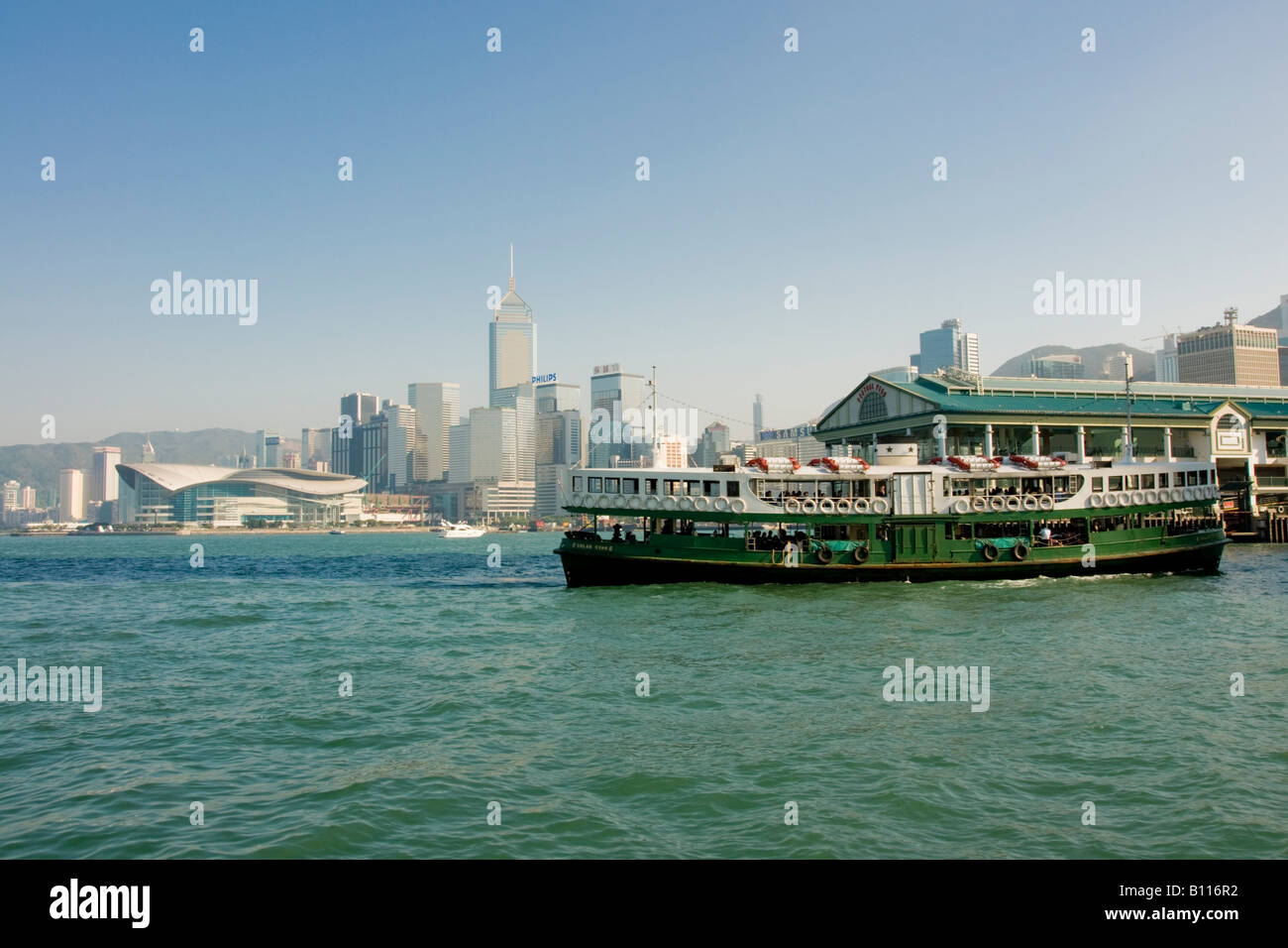 asia china hong kong star ferry harbour 2007 Stock Photo - Alamy