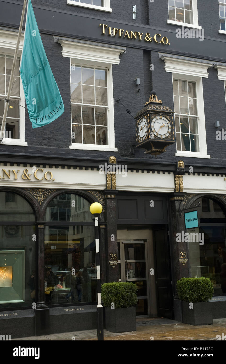 Tiffany &Co. One of the most famous brands in Old Bond St London UK ...