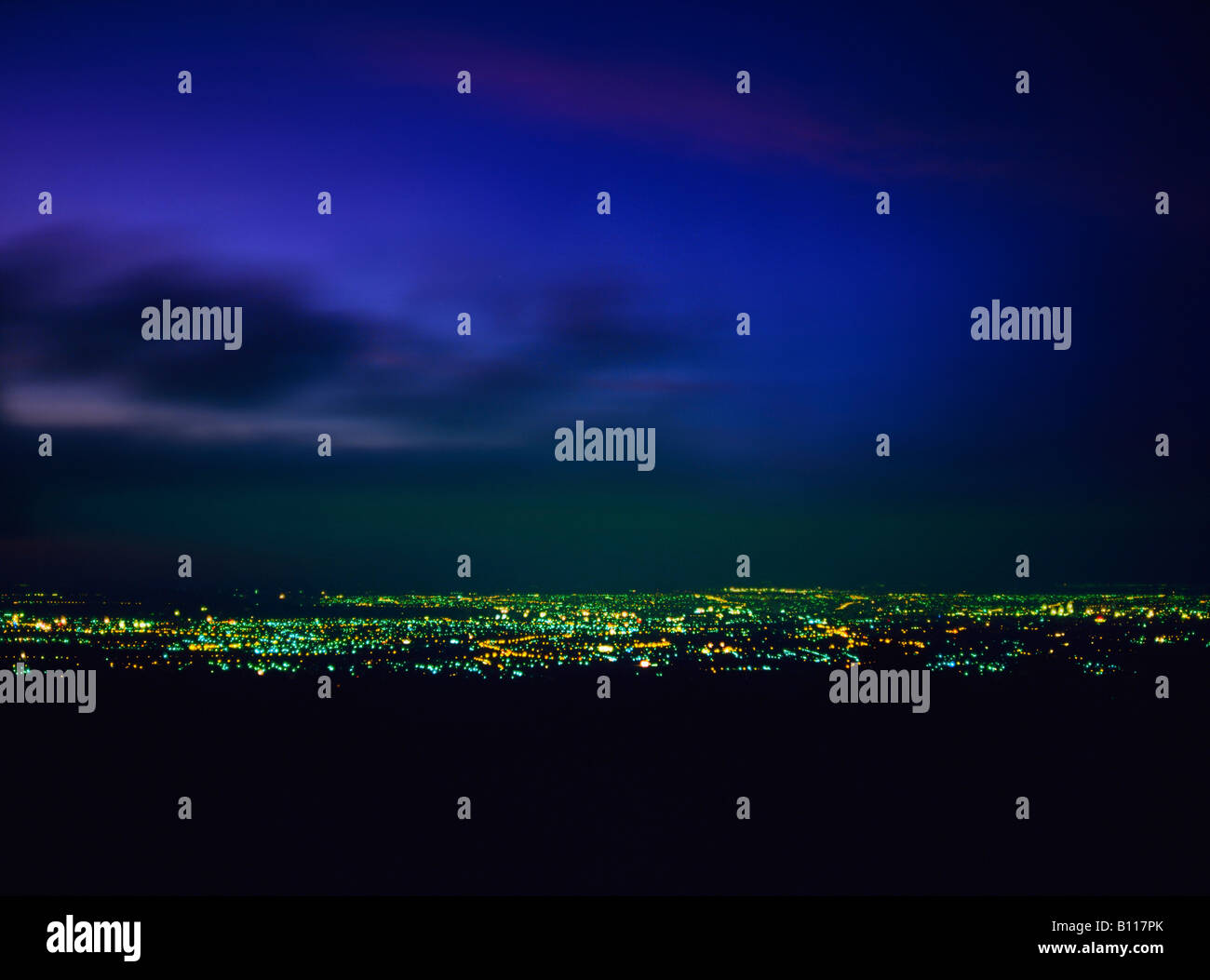Dublin, Skyline from Dublin Mountains, Ireland Stock Photo - Alamy