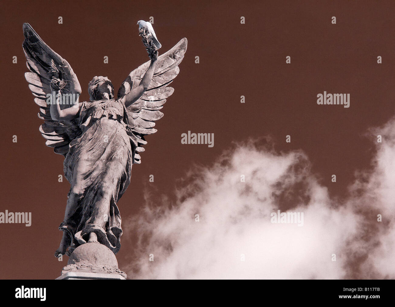 Angel of Peace Stock Photo - Alamy