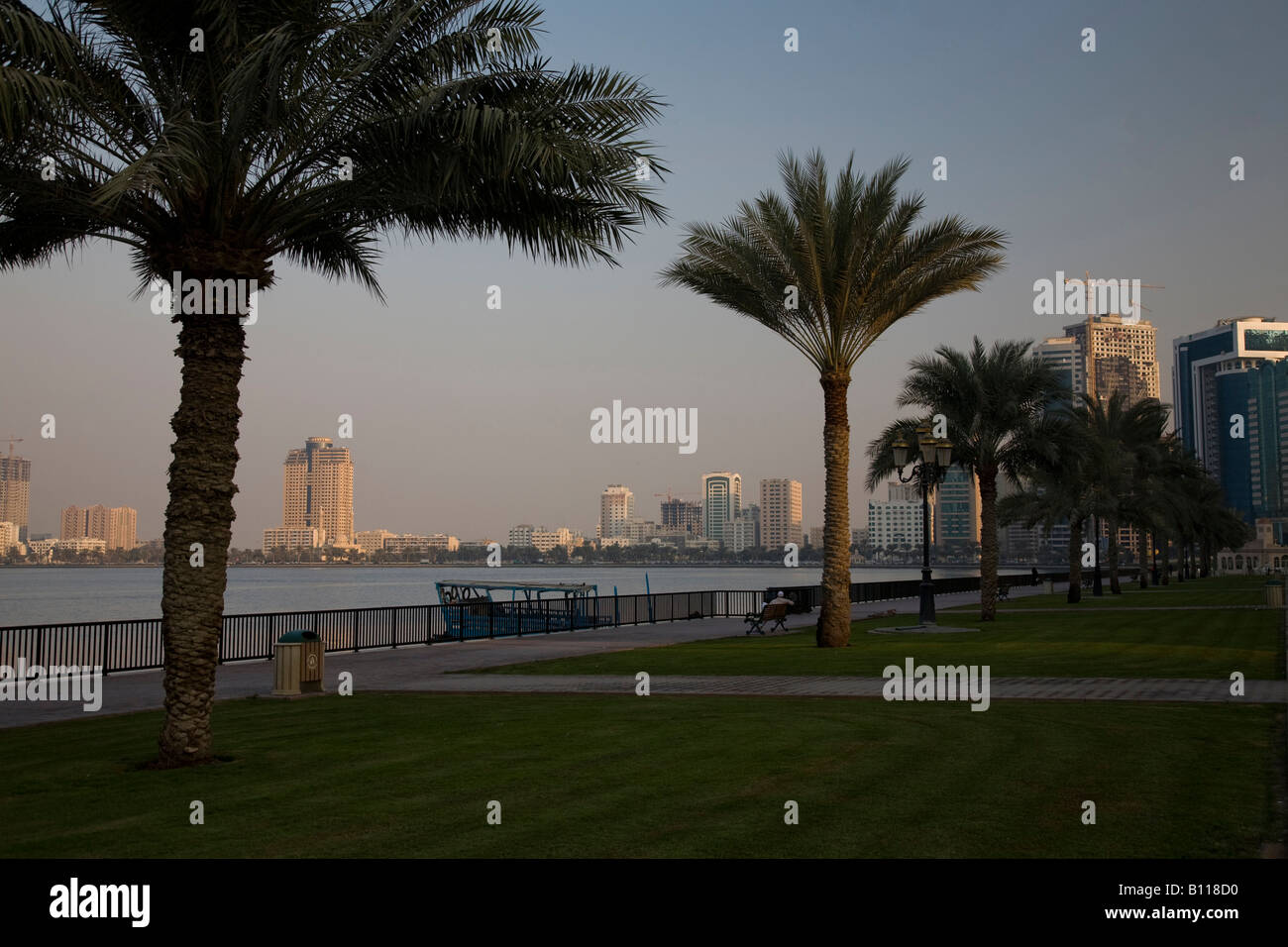 Sharjah Corniche United Arab Emirates UAE Stock Photo - Alamy