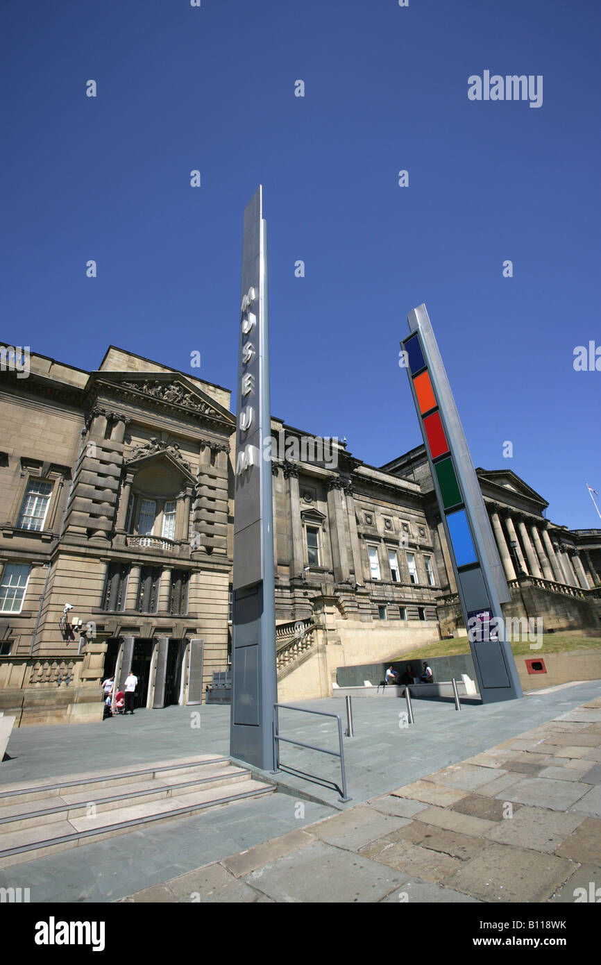 City of Liverpool, England. Main entrance to the Liverpool World Museum ...