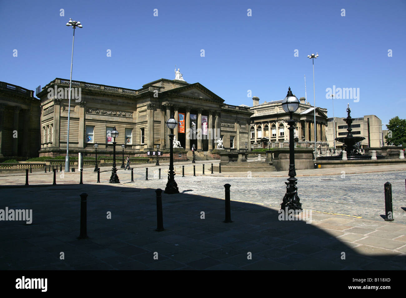 City of Liverpool, England. Walker Art Gallery on Liverpool’s William ...