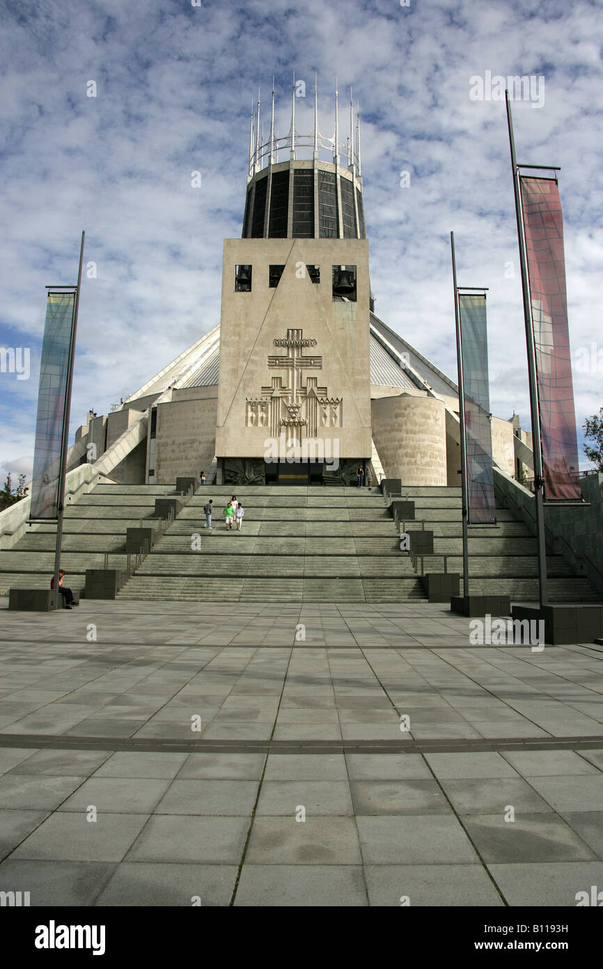 City of Liverpool, England. Metropolitan Roman Catholic Cathedral of ...