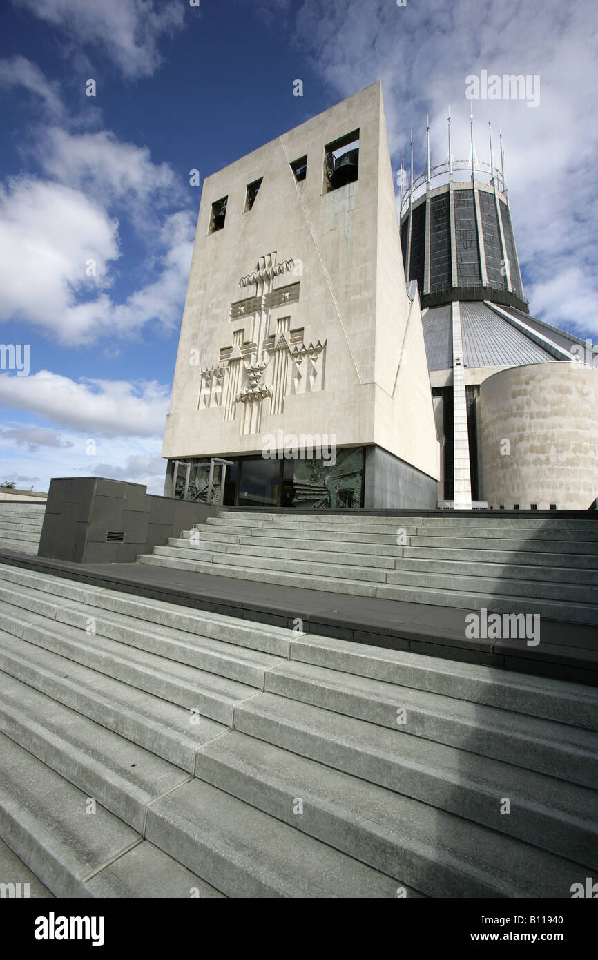 City of Liverpool, England. Metropolitan Roman Catholic Cathedral of ...