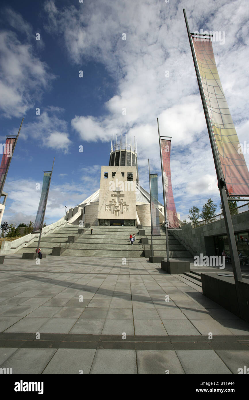 City of Liverpool, England. Metropolitan Roman Catholic Cathedral of ...