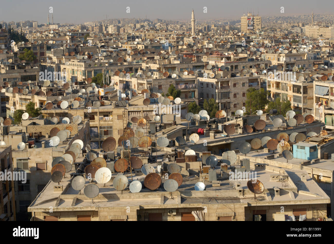 Panoramic view of Aleppo Stock Photo - Alamy