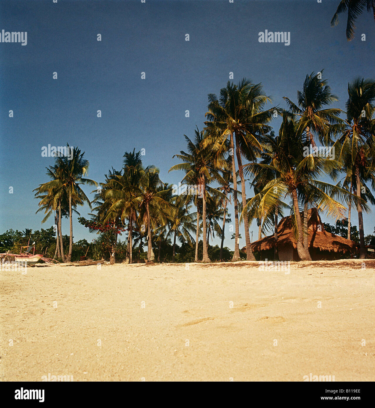 The Philippines. A fine,sandy beach awaits on Santa Rosa island just ...