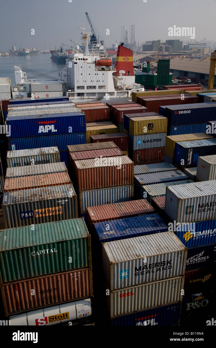 Overview image of Port Khalid United Arab Emirates Middle East showing ...