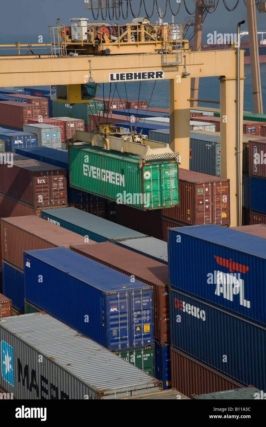 Overview image of Port Khalid United Arab Emirates Middle East showing ...