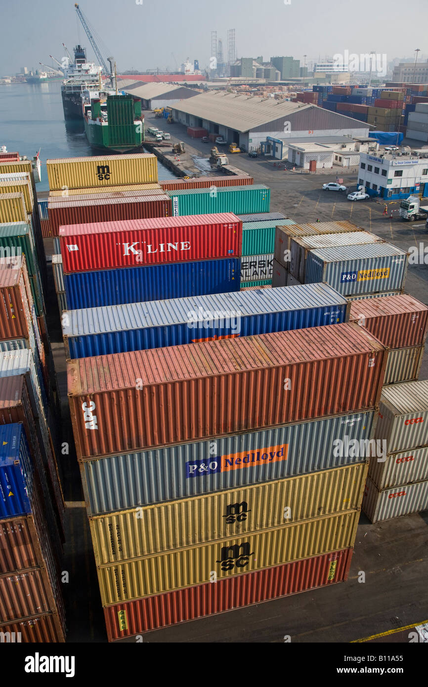 Overview image of Port Khalid United Arab Emirates Middle East showing ...