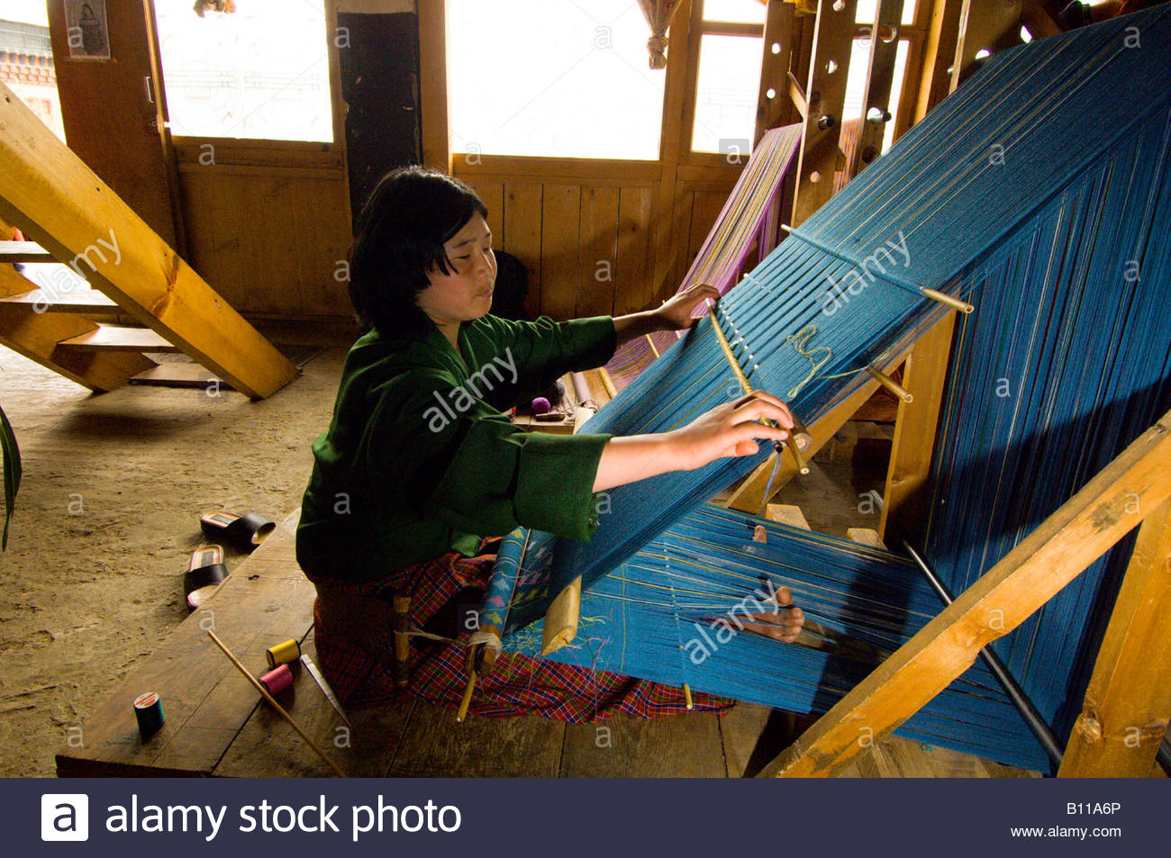 Bhutan Weaving Stock Photos & Bhutan Weaving Stock Images - Alamy