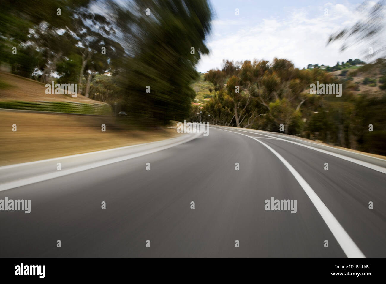 Driving on highway Stock Photo - Alamy