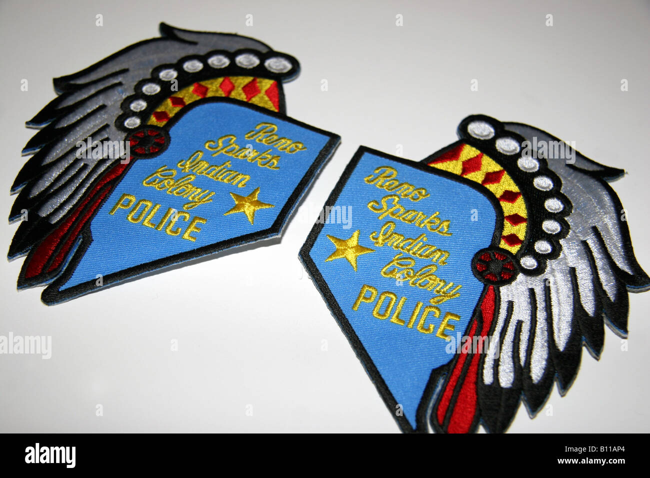 Reno Sparks Indian Colony Police Patch Stock Photo - Alamy