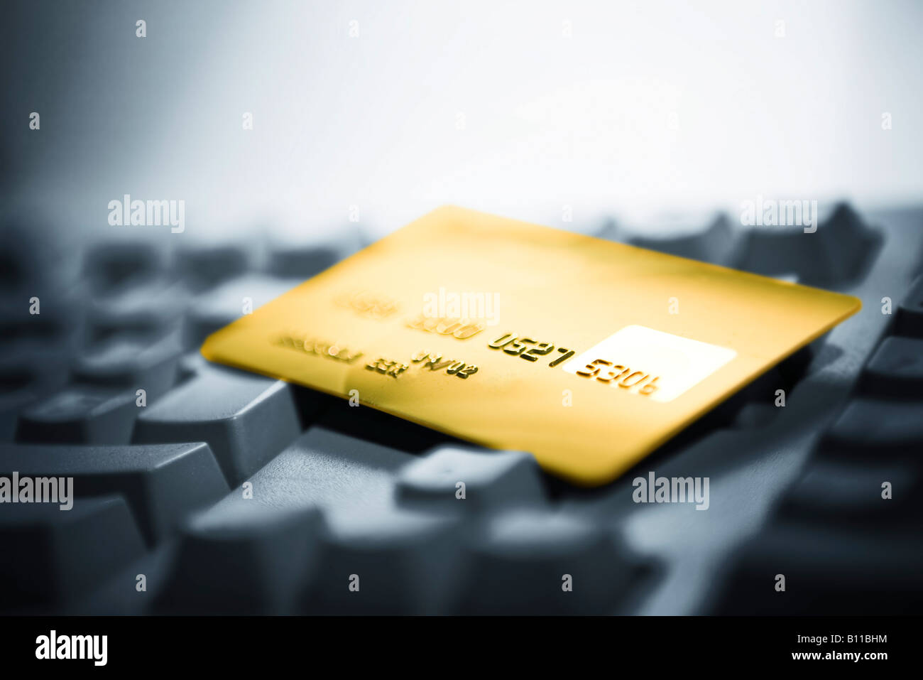 Credit card and computer keyboard Stock Photo - Alamy