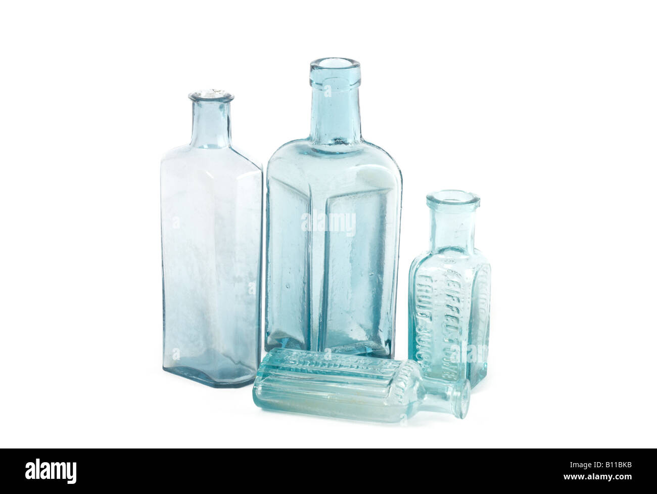 Old Glass Bottles Stock Photo - Alamy