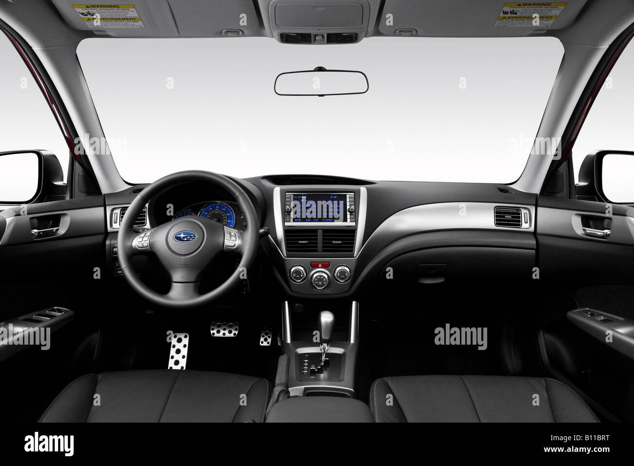 2009 Subaru Forester XT Limited in Red - Dashboard, center console ...