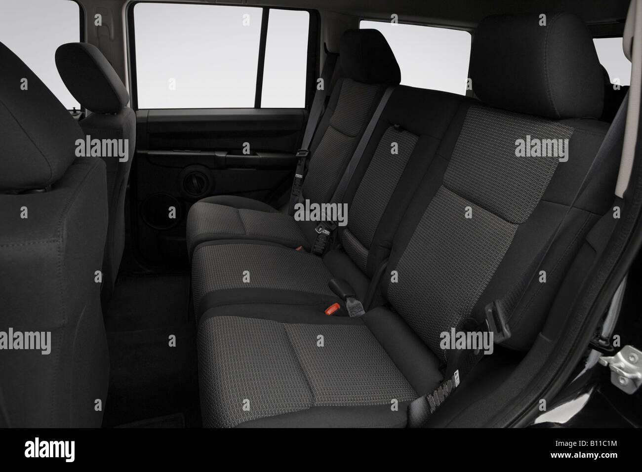 2008 Jeep Commander Sport in Black - Rear seats Stock Photo - Alamy