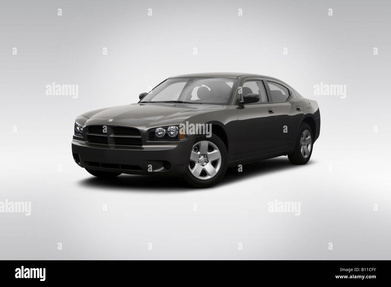 2008 Dodge Charger in Gray - Front angle view Stock Photo - Alamy