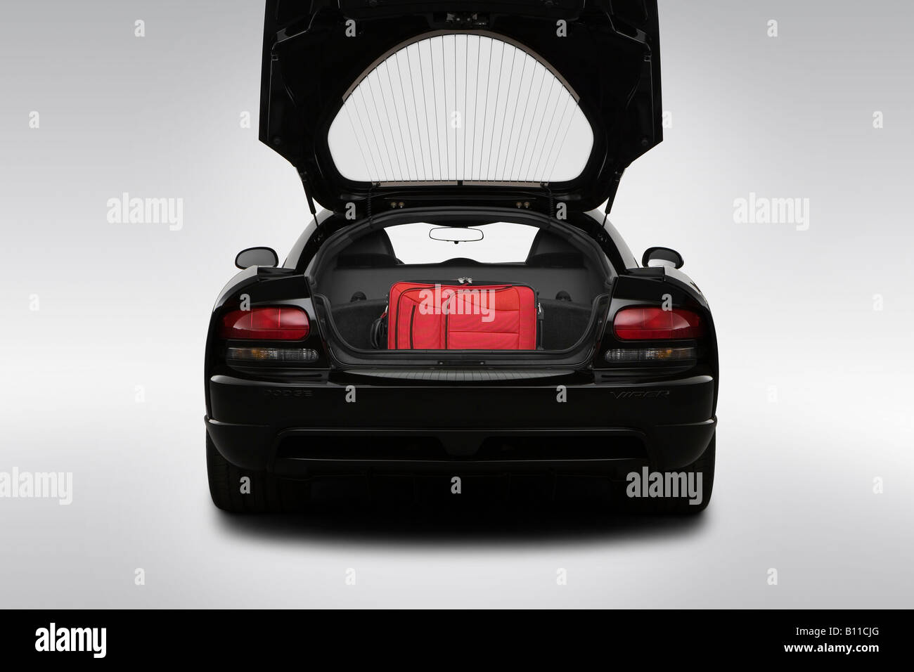 2008 Dodge Viper SRT10 in Black - Trunk Props Stock Photo - Alamy