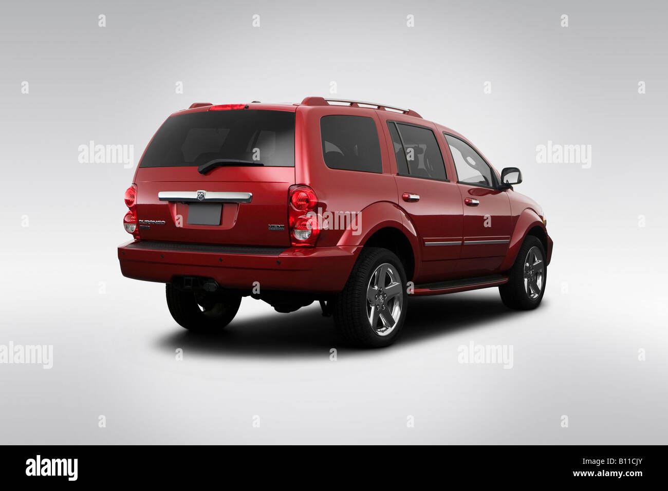 2008 Dodge Durango Limited in Red - Rear angle view Stock Photo - Alamy